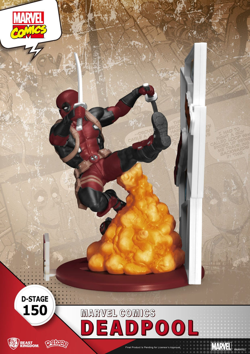 Beast Kingdom Marvel Comics Deadpool D-Stage PVC Diorama Statue – Movie ...