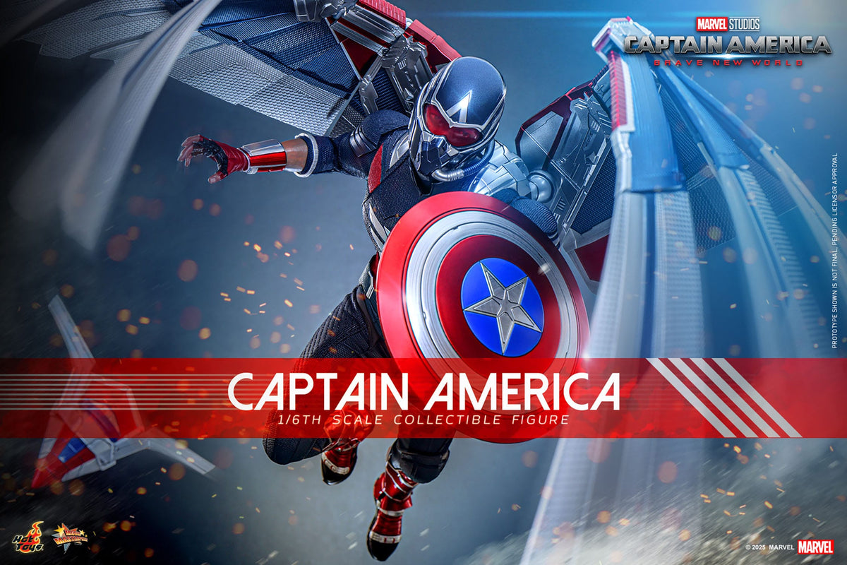 Hot Toys Captain America: Brave New World Movie Masterpiece Captain Am ...