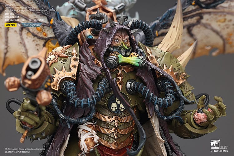JOYTOY Mortarion Daemon Primarch of Nurgle with Ancient weapons The La ...
