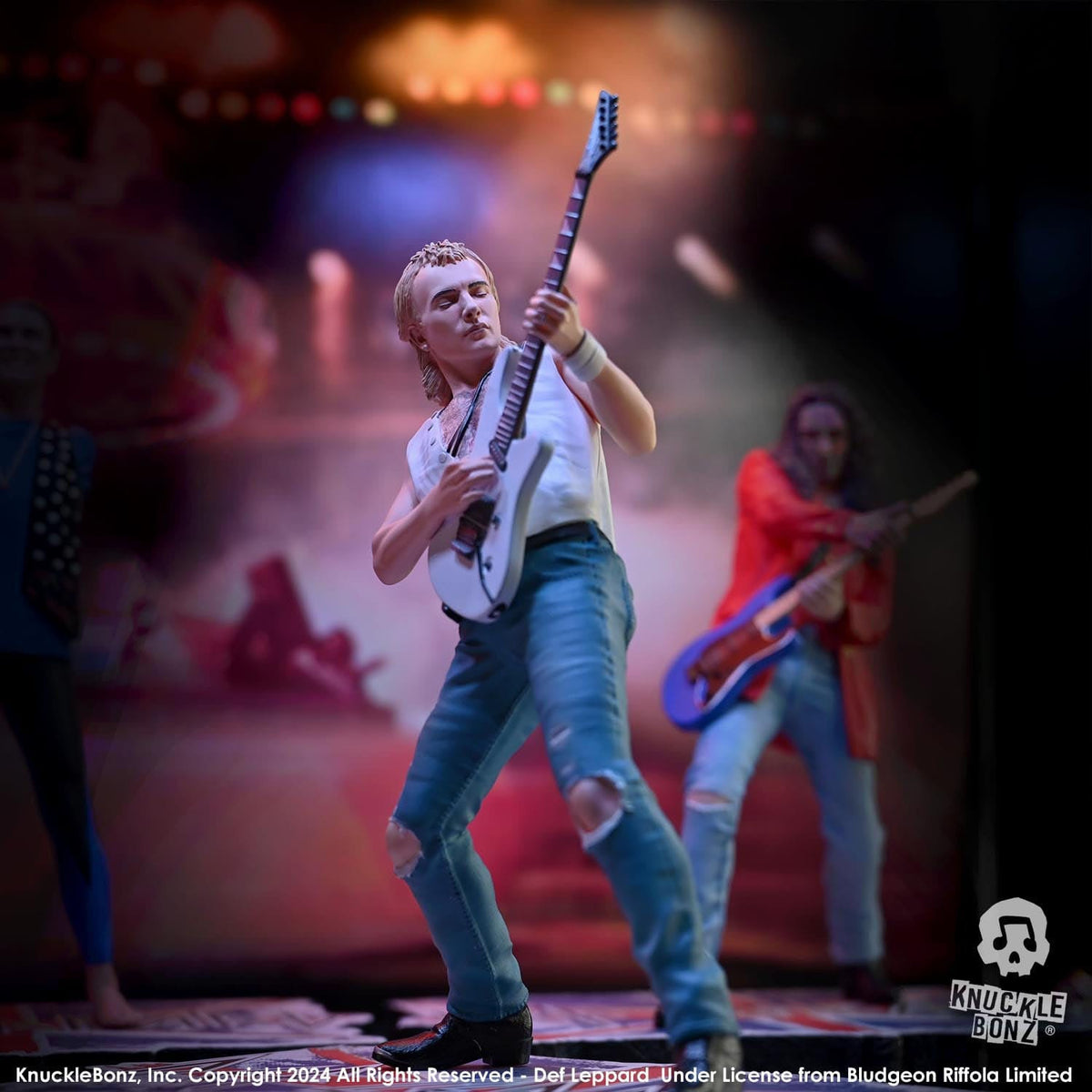 Knucklebonz Def Leppard Rock Iconz Phil Collen Statue – Movie Figures