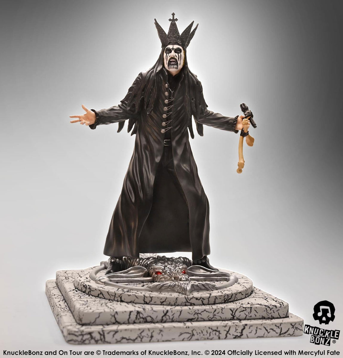 Knucklebonz Mercyful Fate Rock Iconz King Diamond III (Black Version ...